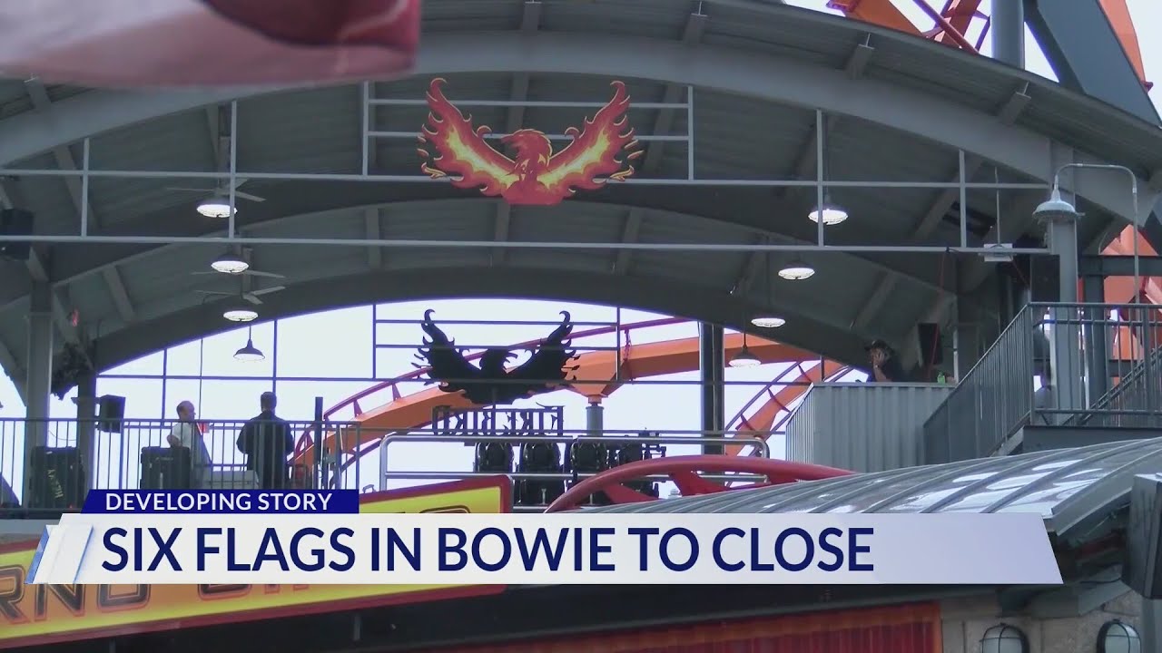 Six Flags in Prince George’s County to close this fall - YouTube