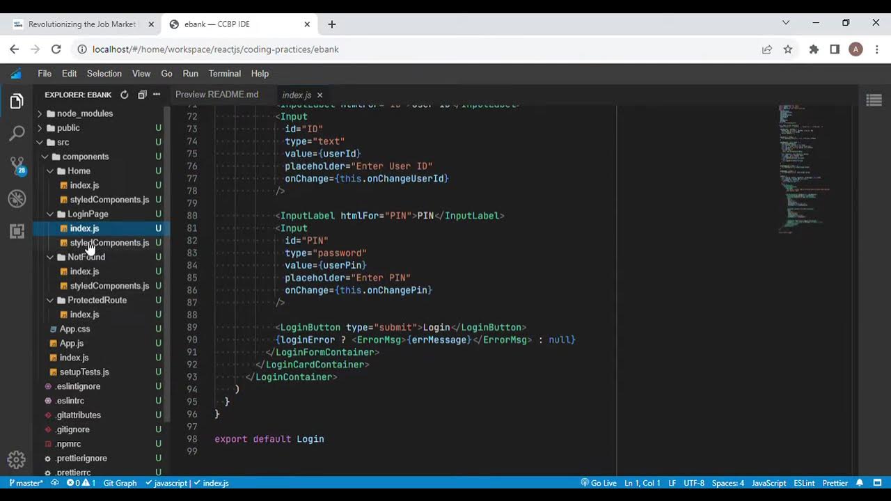 ebank code -1 #html #css #python #javascript #react #context #coding ...