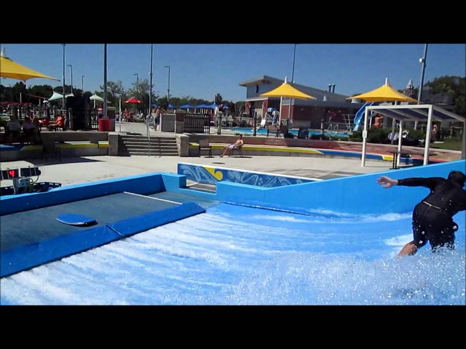 How To Throw Water on a Flowrider (HowToLou.com) - YouTube