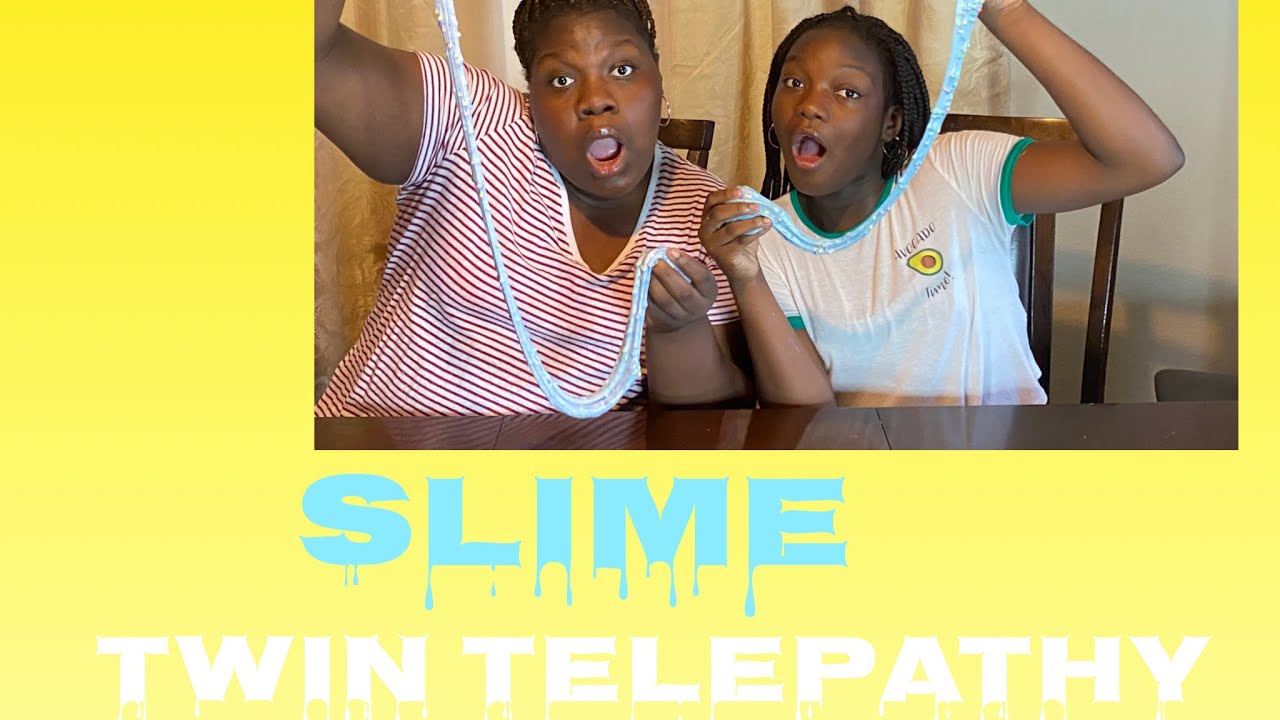 SLIME TWIN TELEPATHY CHALLENGE! - YouTube