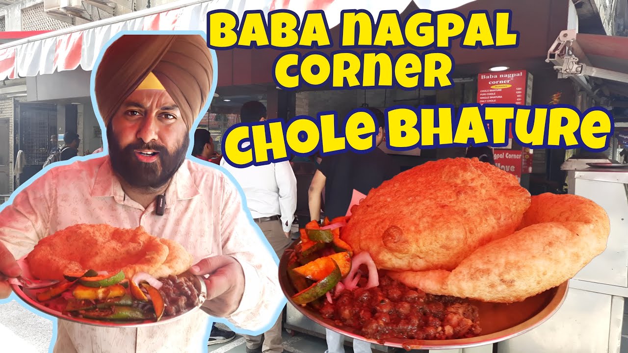 Baba Nagpal Corner Chole Bhature 🔥😋 | Top Chole Bhature | Delhi Street ...