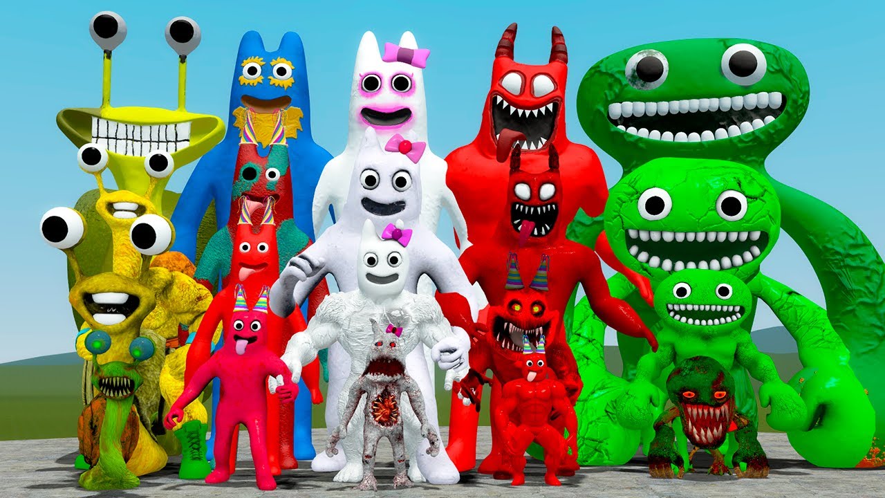 EVOLUTION OF NEW FLUMBO, INJURED BANBAN AND OTHER CHARACTERS GARTEN OF ...