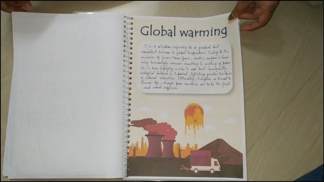 Economics project file for class 12th on Sustainable Development - YouTube