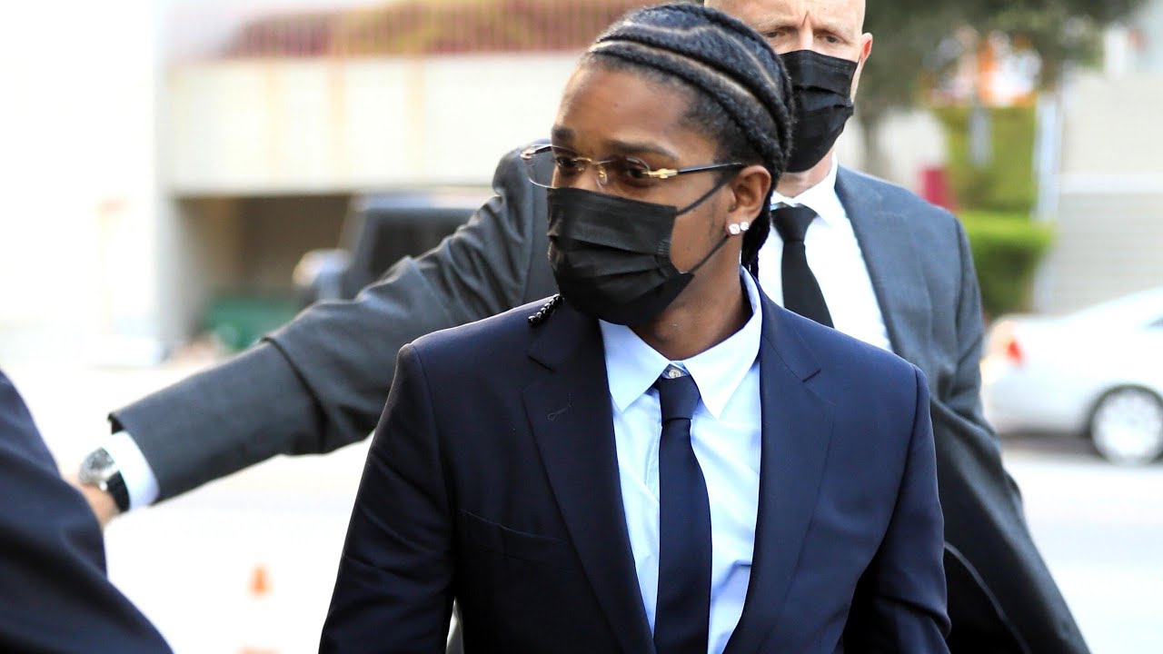 ASAP Rocky arrives at a Los Angeles courtroom after he's charged with ...