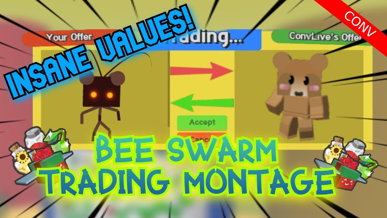 📈Bee Swarm Simulator TRADING MONTAGE #17!📈DOODLE CUBS! INSANE FLIPS ...
