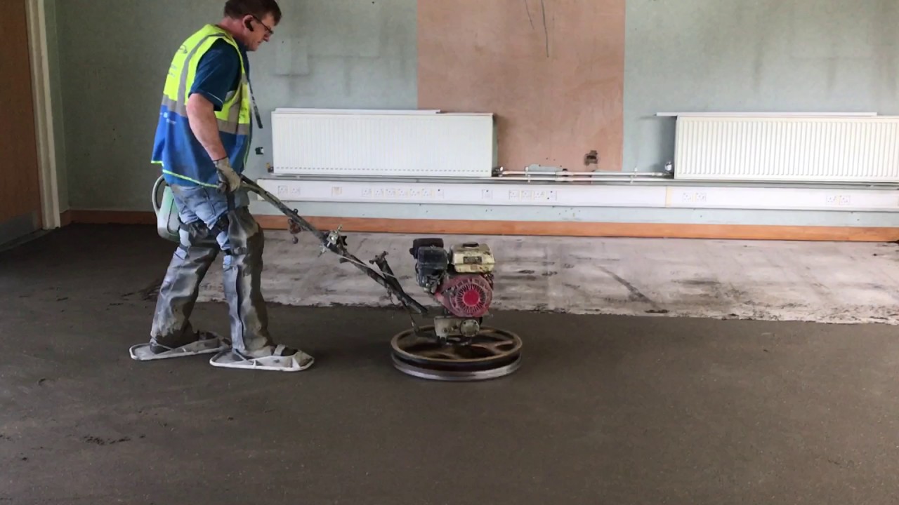 Laying Screed at Hovis, High Wycombe - YouTube