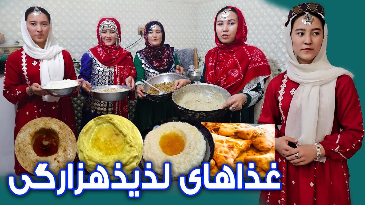 Making different hazaragi foods | cooked hazaragi food on culther day ...