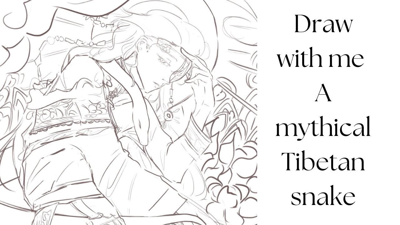 Draw and chill with me Drawing a OC from my Novel - YouTube