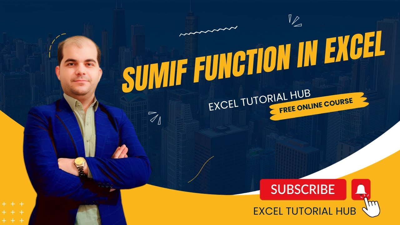 How To Use The Sumif Function In Excel Sumif Function In Excel
