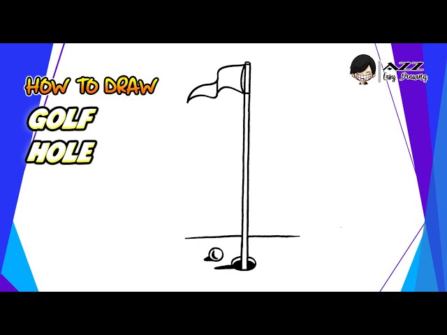 Golf Hole Drawing