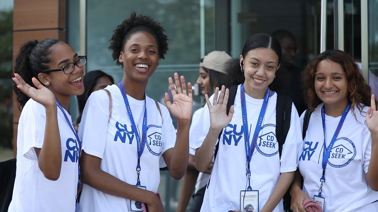 SEEK and College Discovery Welcome Day Event at Queens College - YouTube