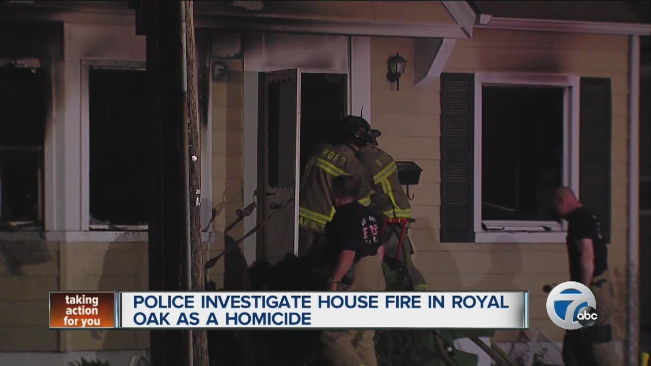 Woman killed in house fire in Royal Oak - YouTube