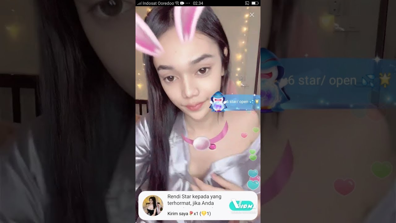 vidio viral cewe sange saat live | bigo live - YouTube