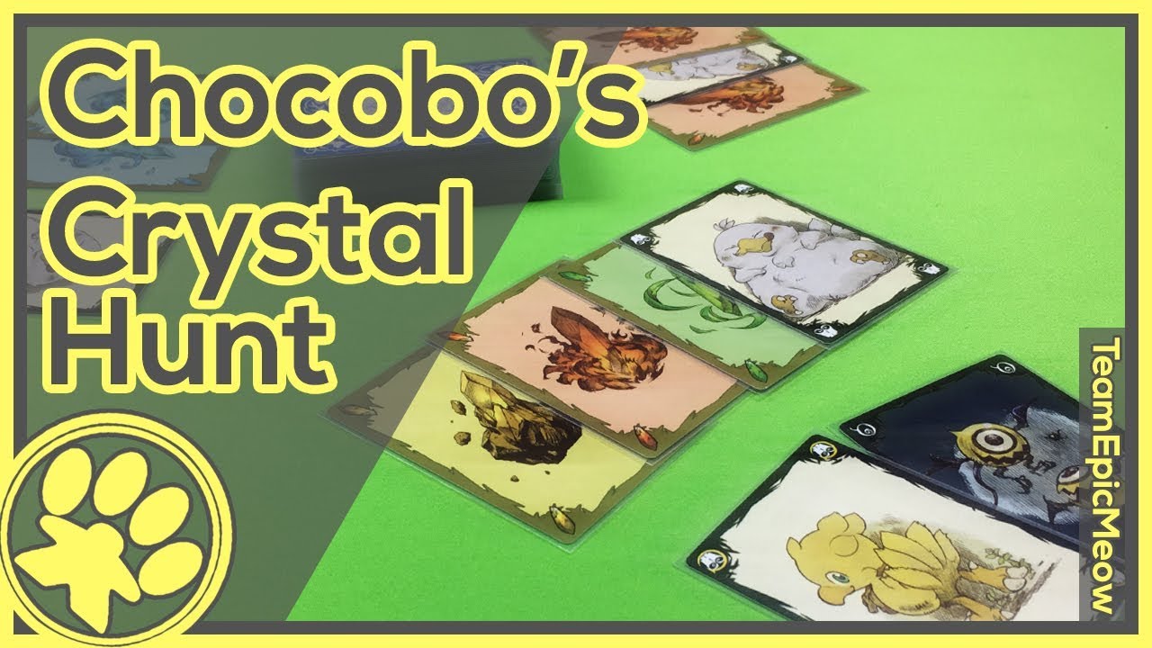 Chocobo's Crystal Hunt the Card Game Play [3Player] - YouTube