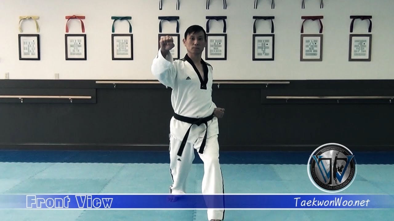Taekwondo Outer Face Block | TKD Basics for Beginners | TaekwonWoo - YouTube