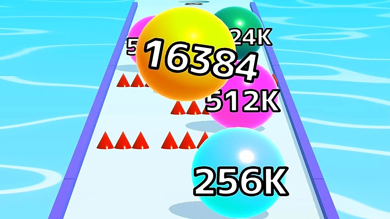 Ball Run Infinity Number Up To (128M, 256M, 512M, 1024M) ! All Levels ...