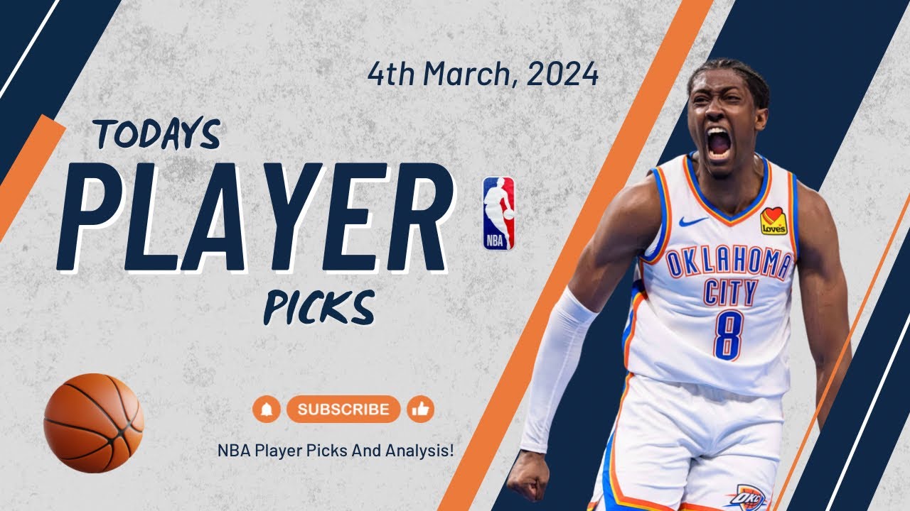 NBA Picks Today!🏀| Top Basketball Players to Dominate the Court! # ...