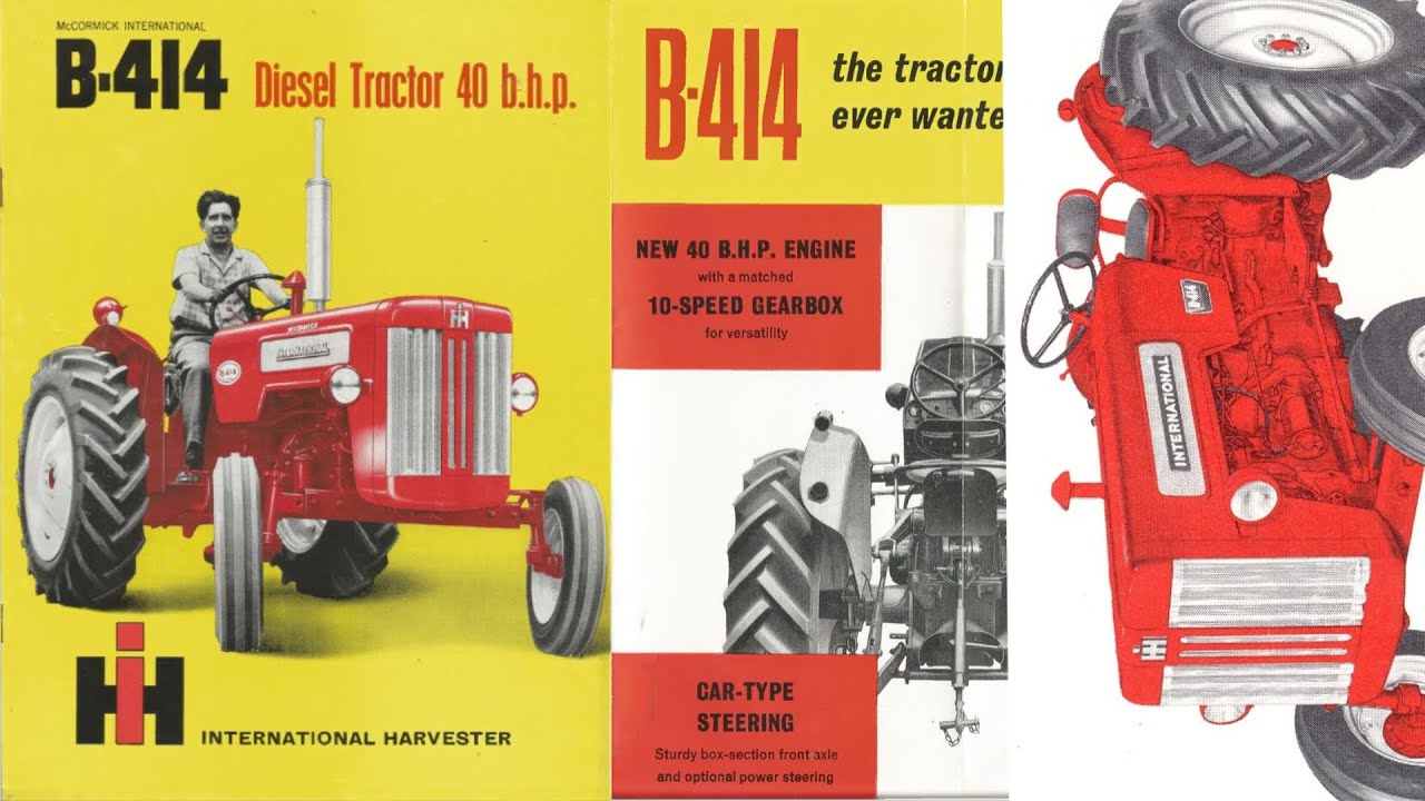 The International Harvester B-414 Tractor - YouTube