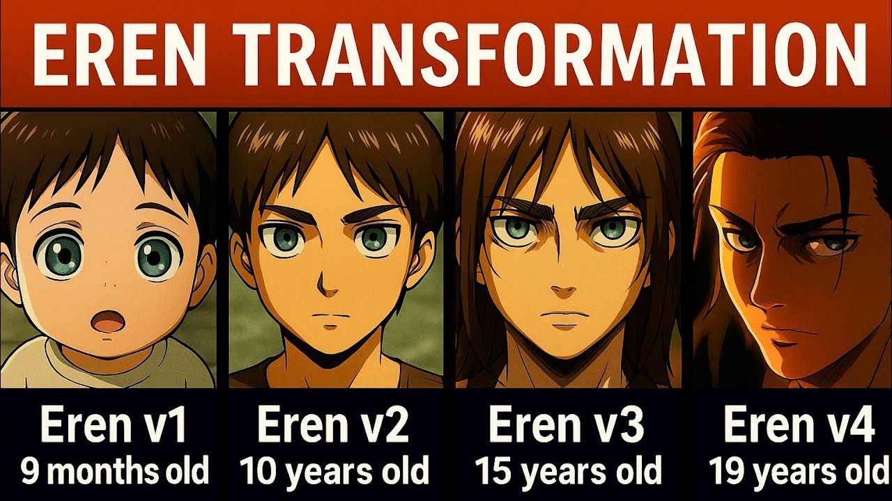 Eren Yeager's Evolution in Attack on Titan - YouTube