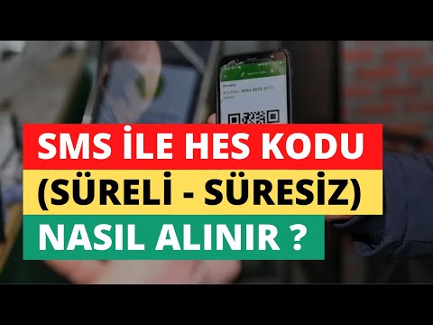 SMS ile HES Kodu Süresiz Nasıl Alınır ? Telefondan Hes Kodu Nasıl Alınır ? Ücretsiz Hes Kodu Alma