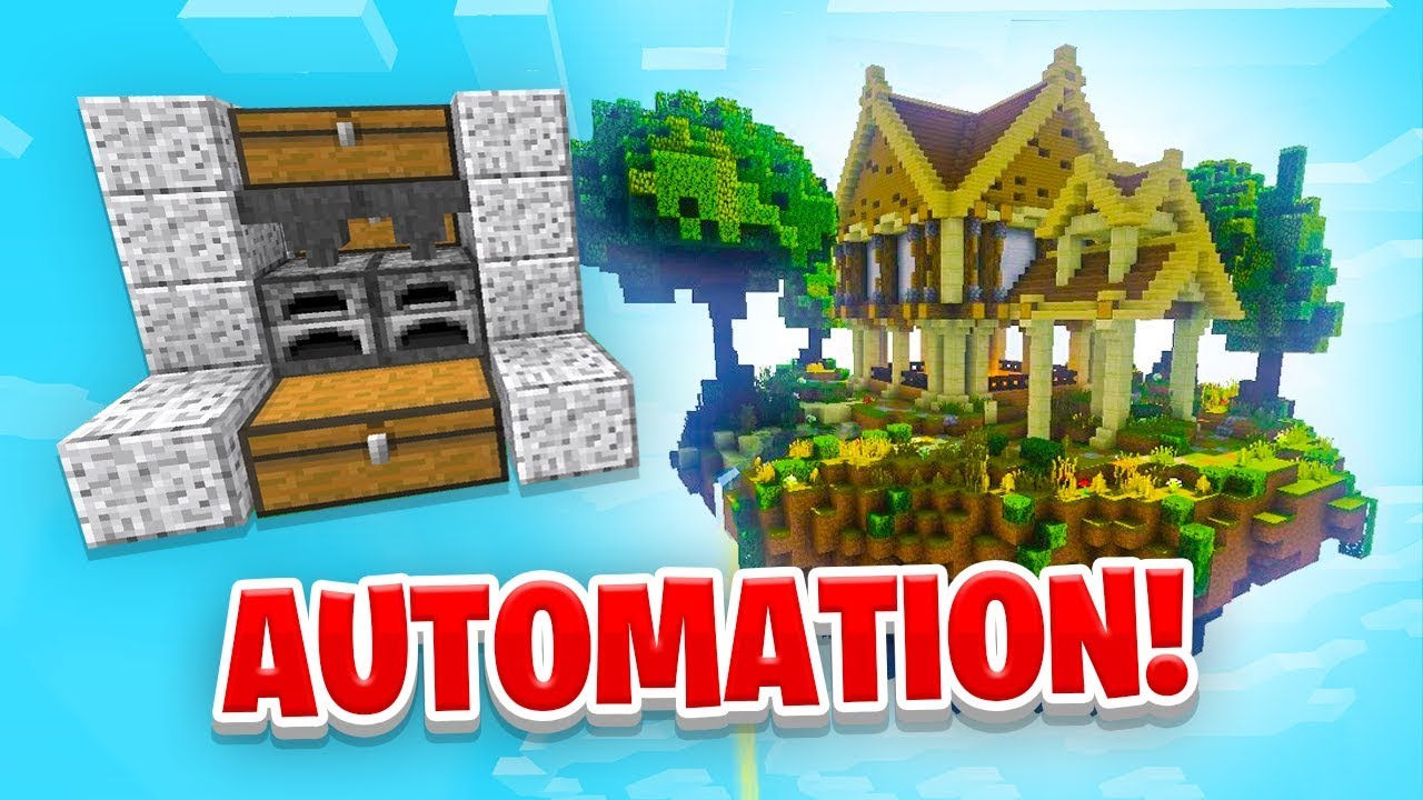 AUTOMATION! - Minecraft SKYBLOCK #5 (Season 1) - YouTube