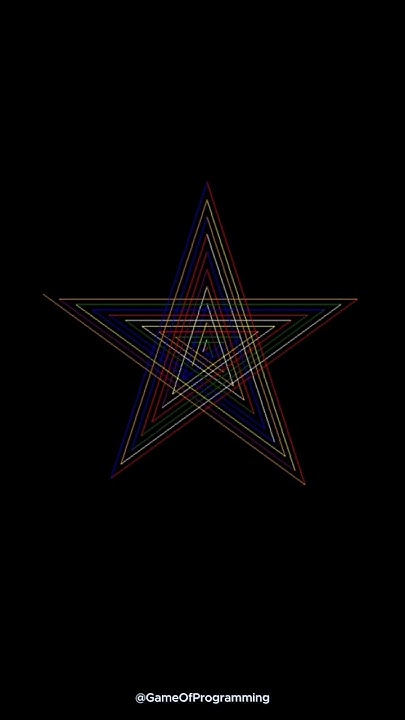 Shooting for the Stars Python Turtle Graphics Star Patterns🌌🌠😍 #viralvideo #python #viral - YouTube