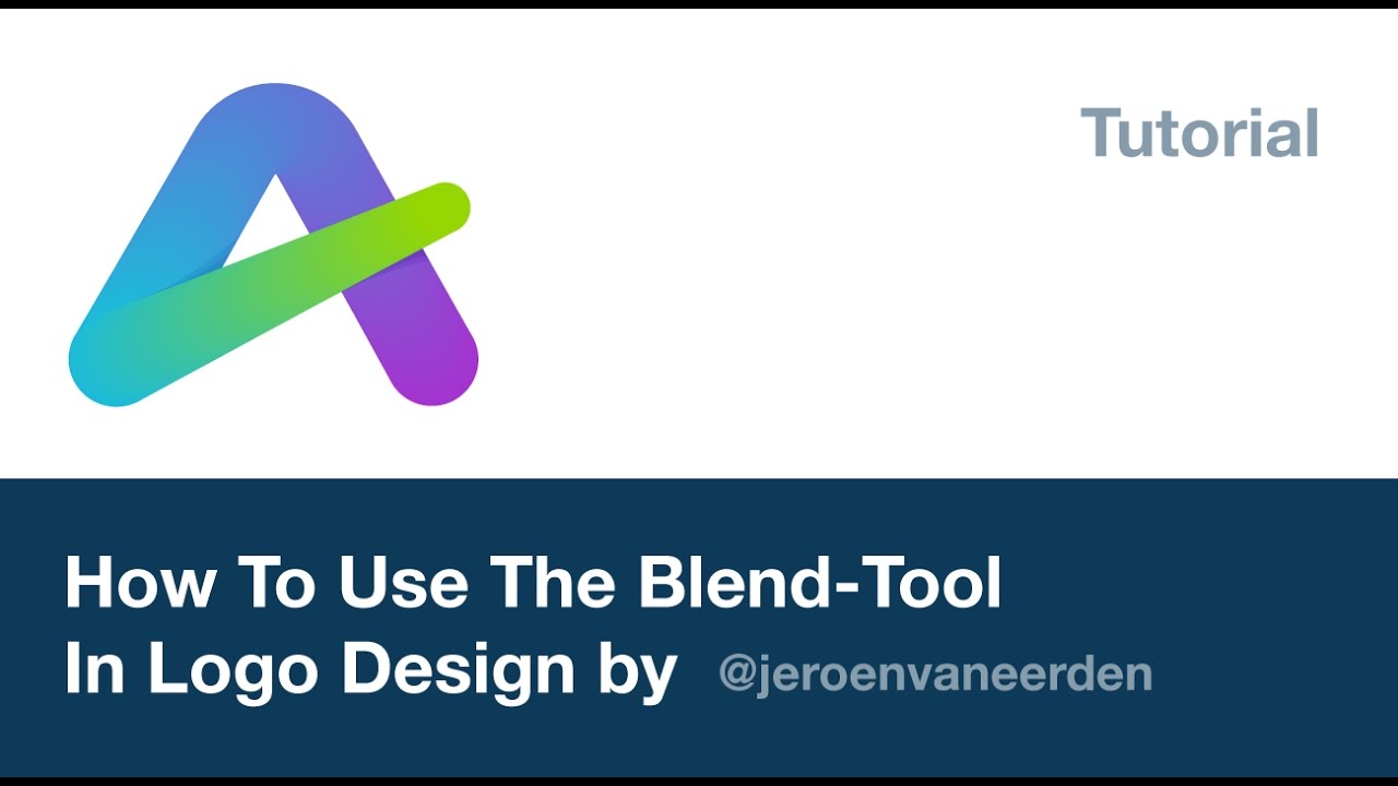 How To Use The Blend Tool in Logo Design - YouTube