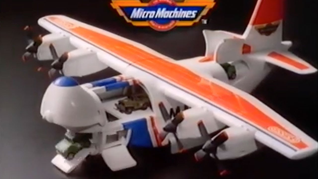 Micro Machines TV Commercial: Cargo Plane Playset 1988 - YouTube