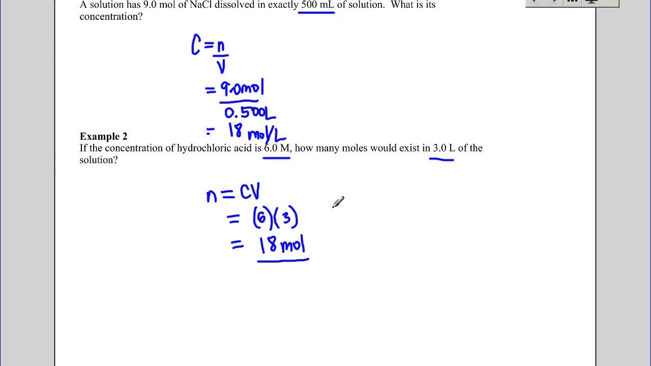 Concentration Examples - YouTube