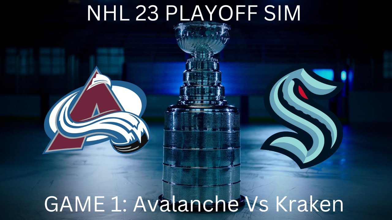 NHL 23 PLAYOFF SIM: SEATTLE KRAKEN VS COLORADO AVALANCHE: GAME 1 First ...