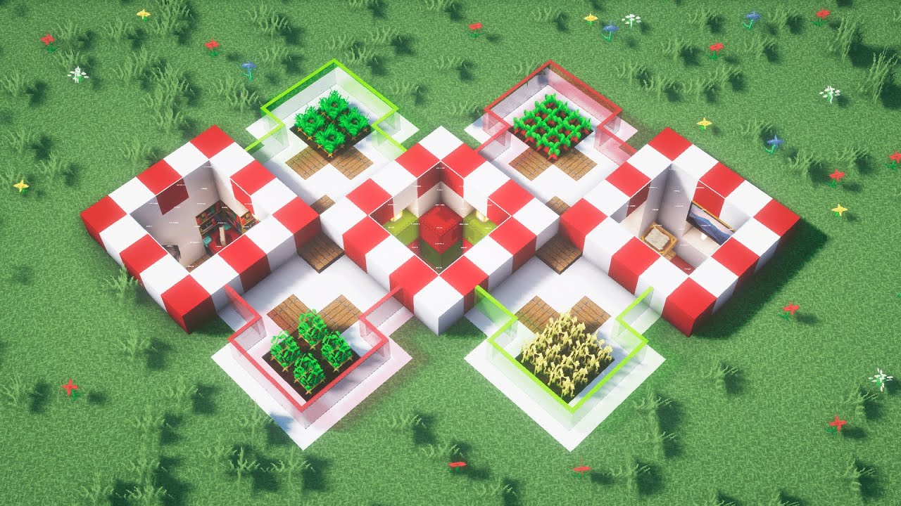 Minecraft | How To Build An Underground Christmas Base - YouTube