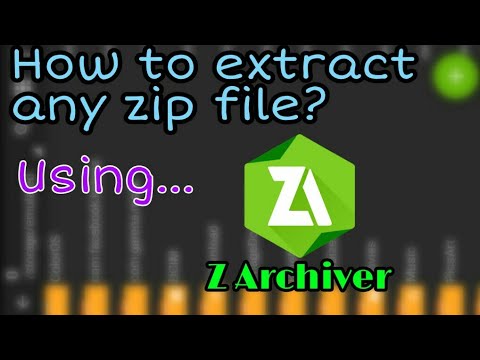 How to extract any file/zip file using Z Archiver || FREE FIRE ...