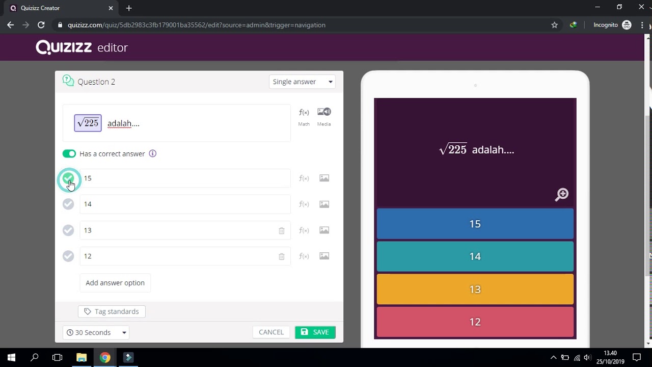 Tutorial Qizizz Untuk Pembelajaran - YouTube