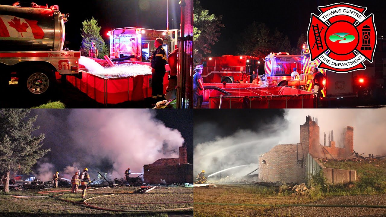 2nd Alarm - Thames Centre Fire, 6498 Marion St., 08/15/2020 - YouTube