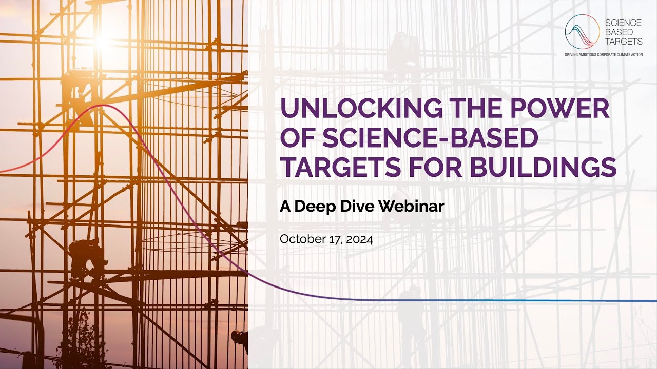 Unlocking the Power of Science-Based Targets for Buildings: A Deep Dive ...
