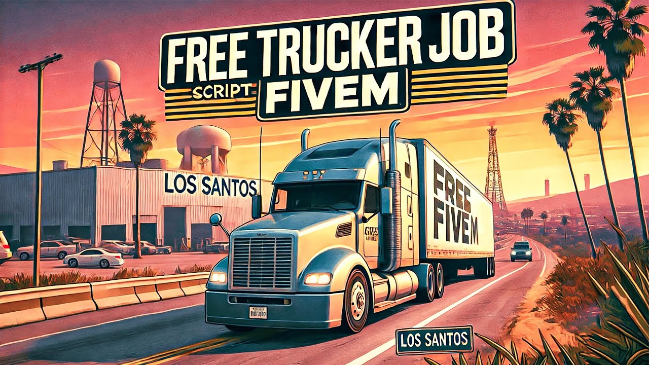 Free Truckerjob script fivem | Qbcore & Esx | Fivem Roleplay Server ...