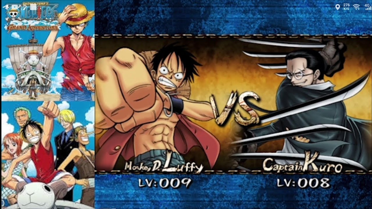 ONE PIECE (PS2) WALKTROUGH | Pertarungan Sengit Luffy Vs Kuro - YouTube
