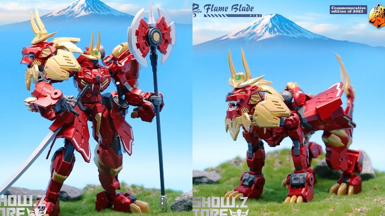 New transformers Pangu Toys PT-07 Flame Blade Lio Convoy Red Version ...