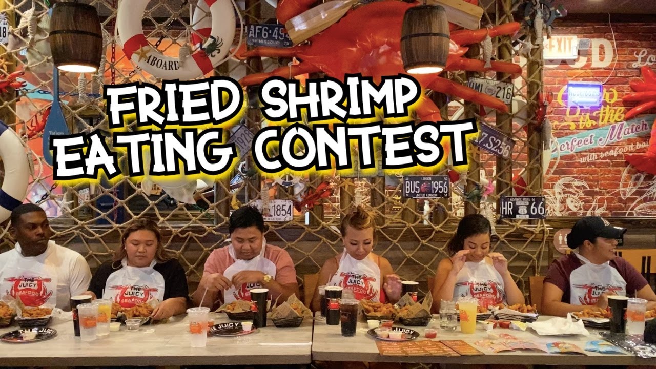 FRIED SHRIMP EATING CONTEST!!! $100 CASH PRIZE!! at The Juicy Seafood ...