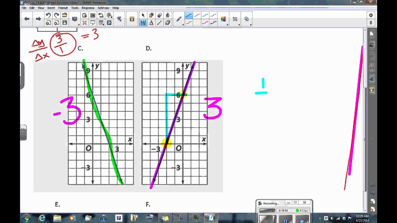 Moving Straight Ahead Practice Test Solutions - YouTube