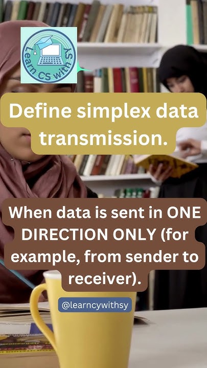 Define Simplex Data Transmission Datatransmission Learncswithsy Sadafyousuf Youtube