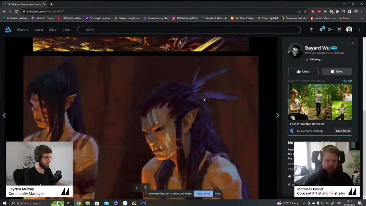ARTIST STUDY SESSION 🧌 ORC GODDESS! w/ Mathias Osland 🧌 - YouTube