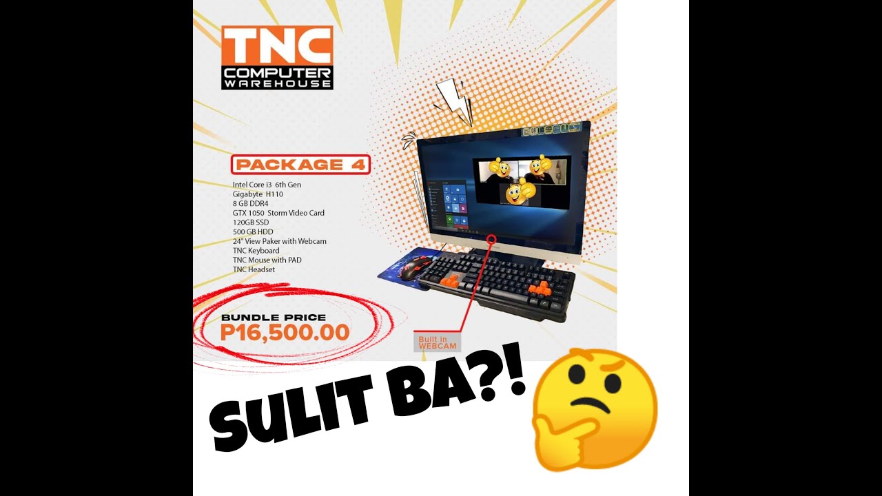 TNC 16500 Gaming Desktop Sale Review - YouTube