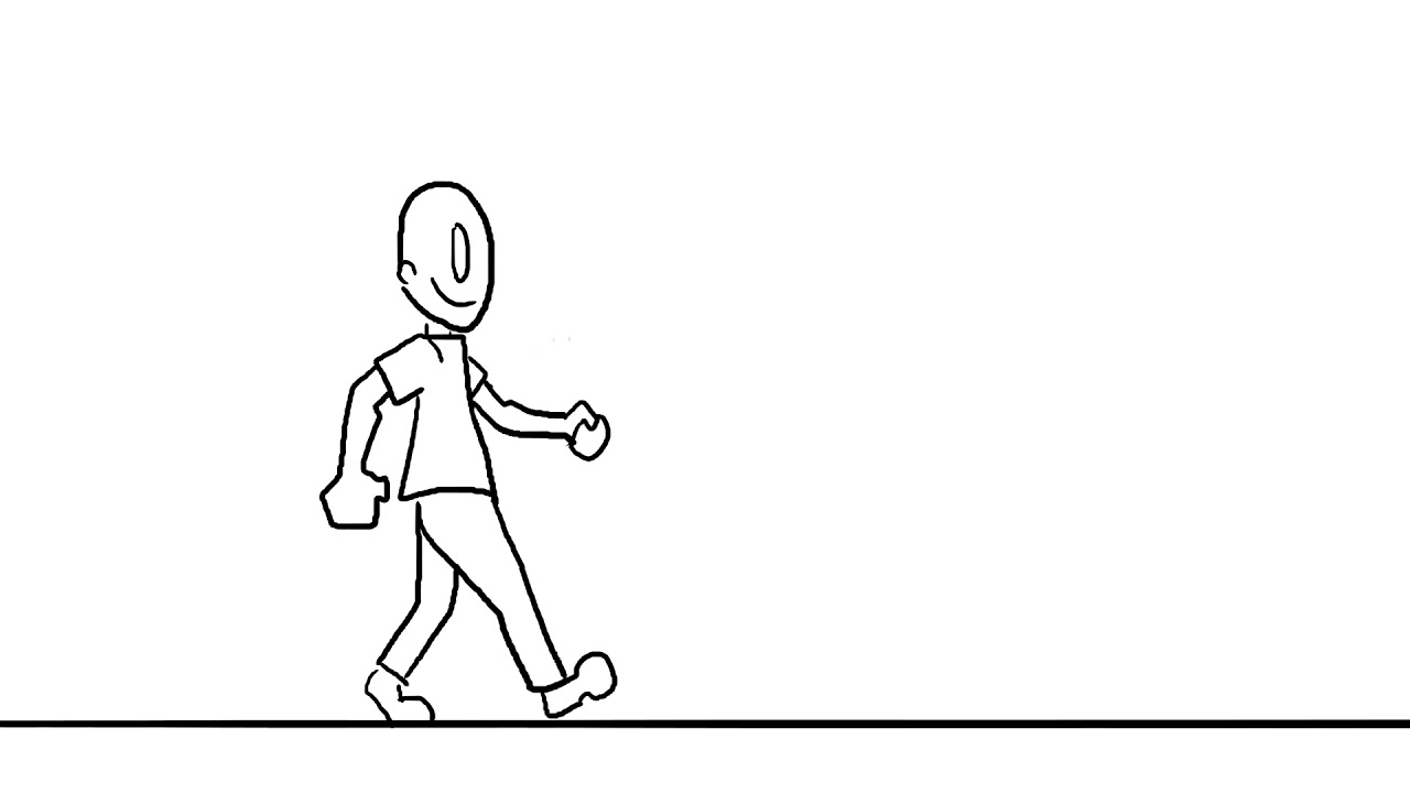 Essai animation : marche V1 - YouTube