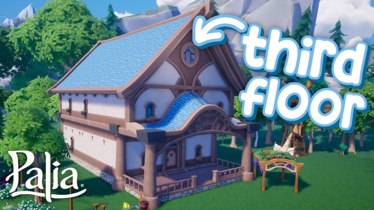 How to Build a Palia Loft | Third Floor Tutorial - YouTube
