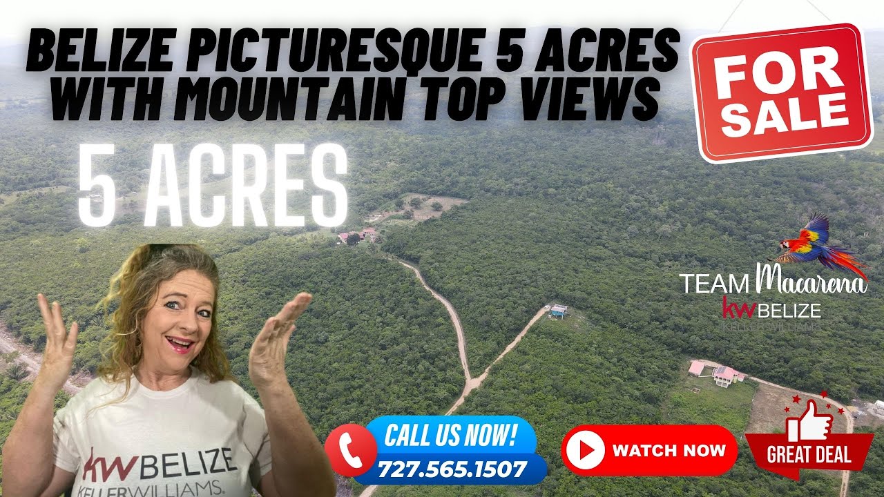 Keller Williams Belize Macarena Rose - Belize Picturesque 5 Acres with ...