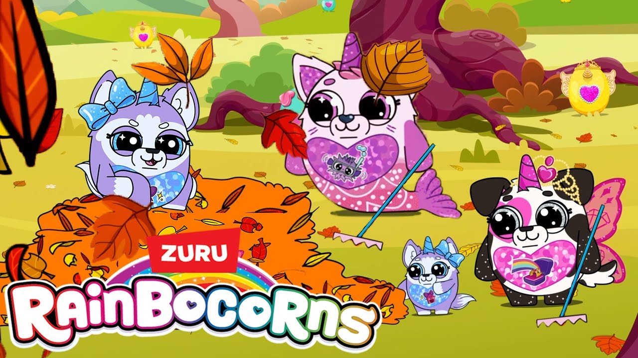 Legendary Leaf Pile | 30 mins of Season 5 Rainbocorns | Cartoons for ...
