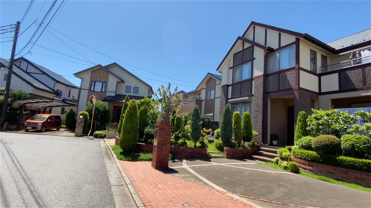 [4K] Sunny Day in Japan | Walk under Blue Sky | 晴れた日に | 日本 | Japan Walk ...