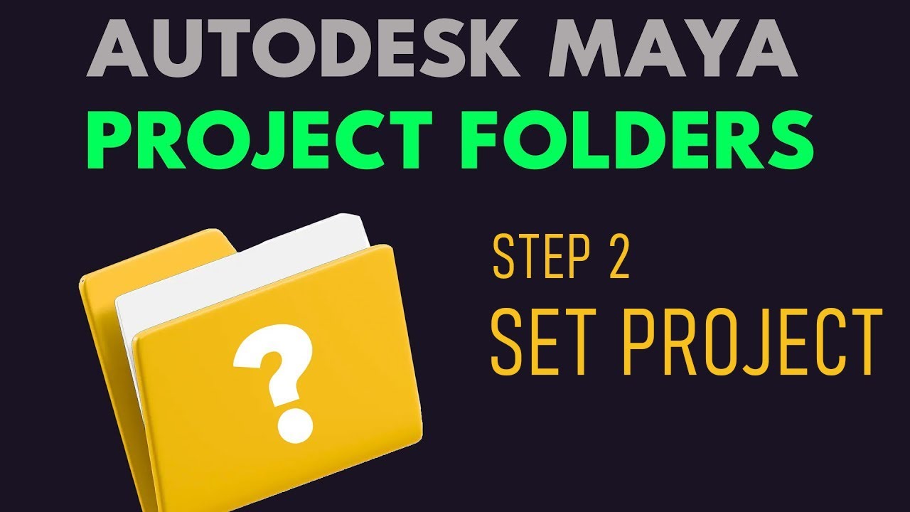 Setting Project folder in Maya - YouTube