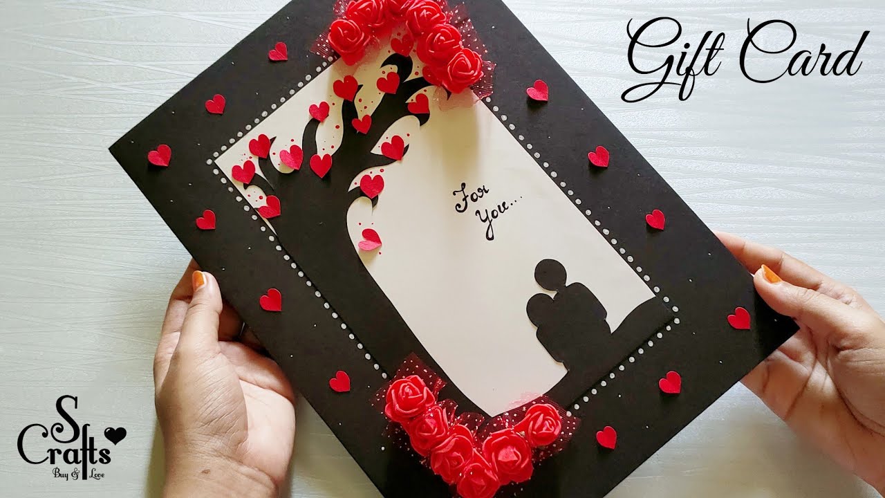 Gift Card ideas | Handmade scrapbooking | Anniversary greeting ideas ...
